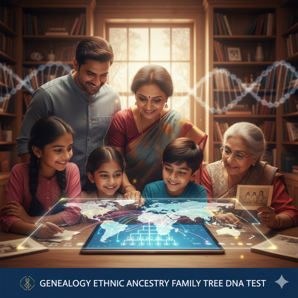 Genealogy Ethnic Ancestry Family Tree DNA Test Cost 2026 | ₹15,000